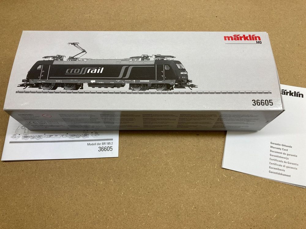 36605 Crossrail Märklin BR 185 (Neu (gemäss Beschreibung)) in Sarnen ...