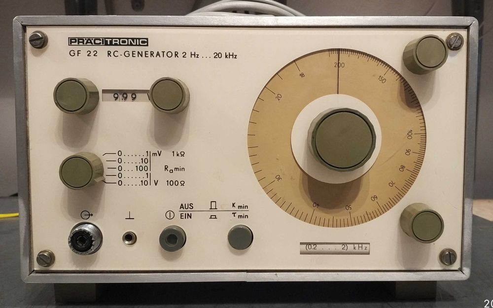 Tonfrequenz-RC-Generator GF22 (PRÄCITRONIC) | Kaufen auf Ricardo