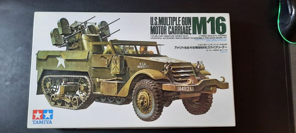 Tamiya US Halftrack M16 Militär Modellbausatz 1:35 (Neu und ...