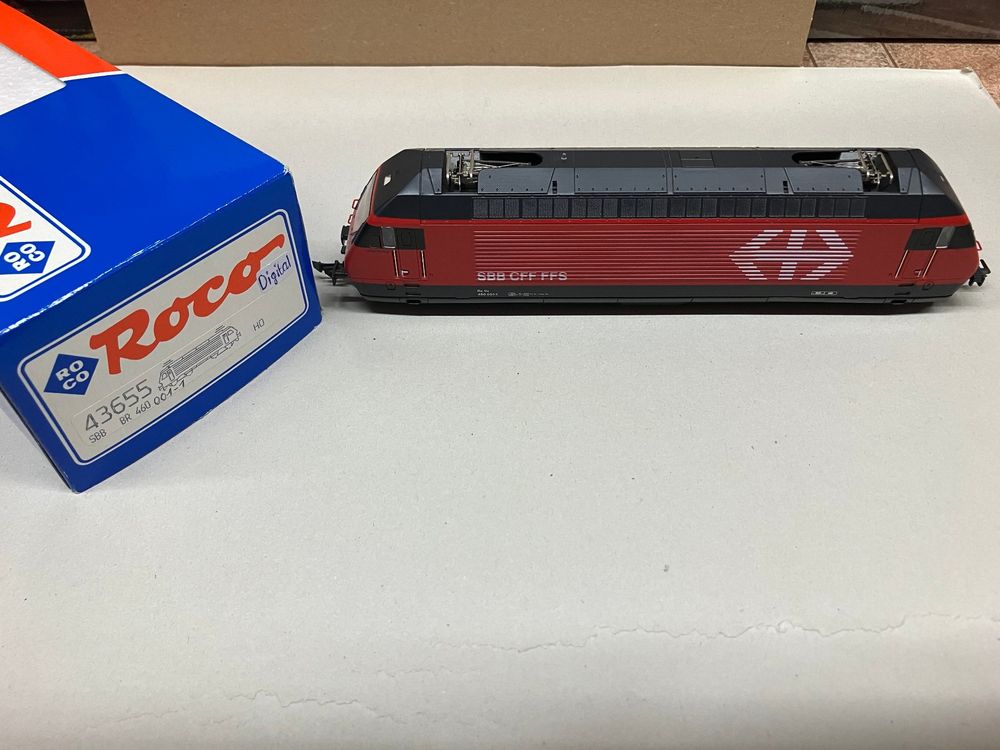 Roco 43655 SBB Re 460 001-1 rot "Lötschberg", H0 GS Digital (Gebraucht ...