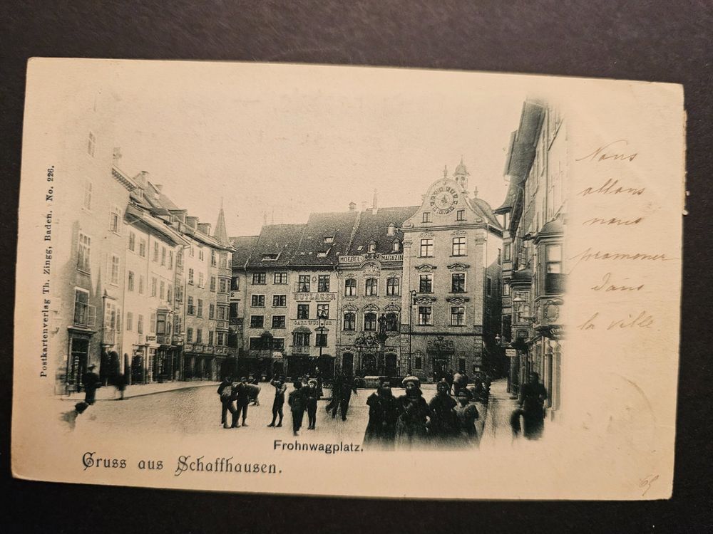 Antike PK Postkarte Gruss aus Schaffhausen | Kaufen auf Ricardo