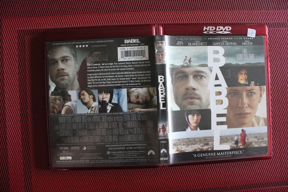 Babel (HD DVD, 2006, NEU, Brad Pitt, Cate Blanchett)Englisch | Kaufen auf Ricardo