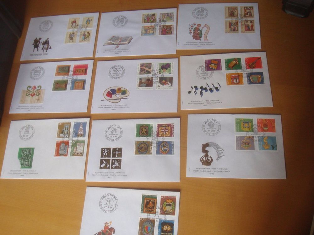 RR PP 1981 - 1990 FDC Sammlung (Gebraucht) in Gordola für CHF 1 – mit Lieferung auf Ricardo kaufen