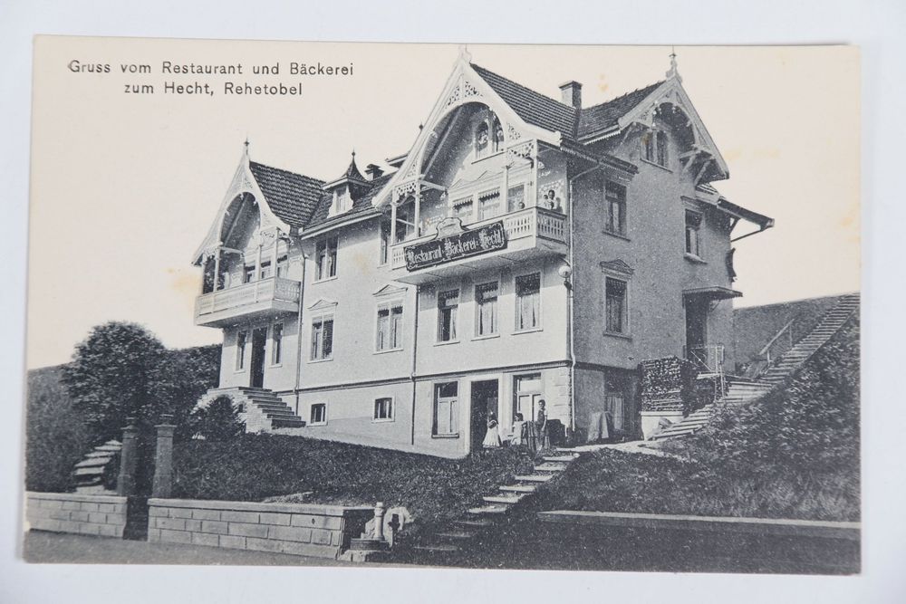Gruss vom Restaurant u Bäckerei zum Hecht Rehetobel (Gebraucht) in Hettlingen für CHF 8 – mit ...