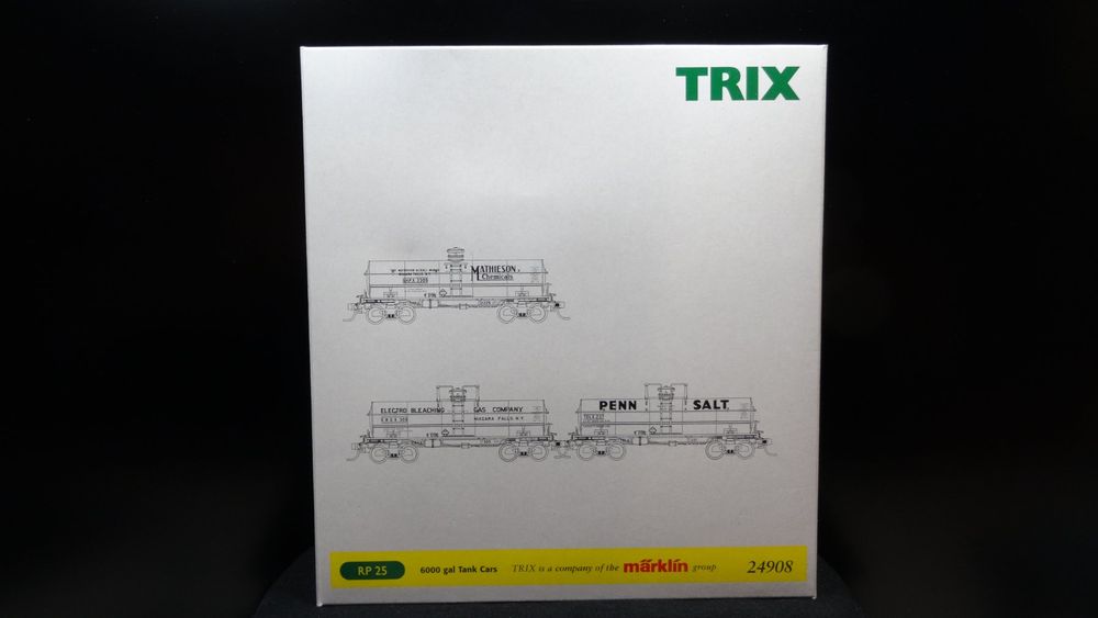 Trix 24908, Märklin 45580, 6000 Gal Tank Cars, USA, WS~, NEU (Neu und ...