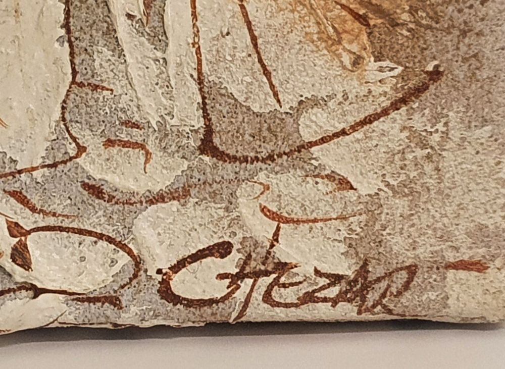 SPANIEN 1985 ORIGINAL BORIS CHEZAR ÖL SAND 20X25CM 1913-2008 | Kaufen ...