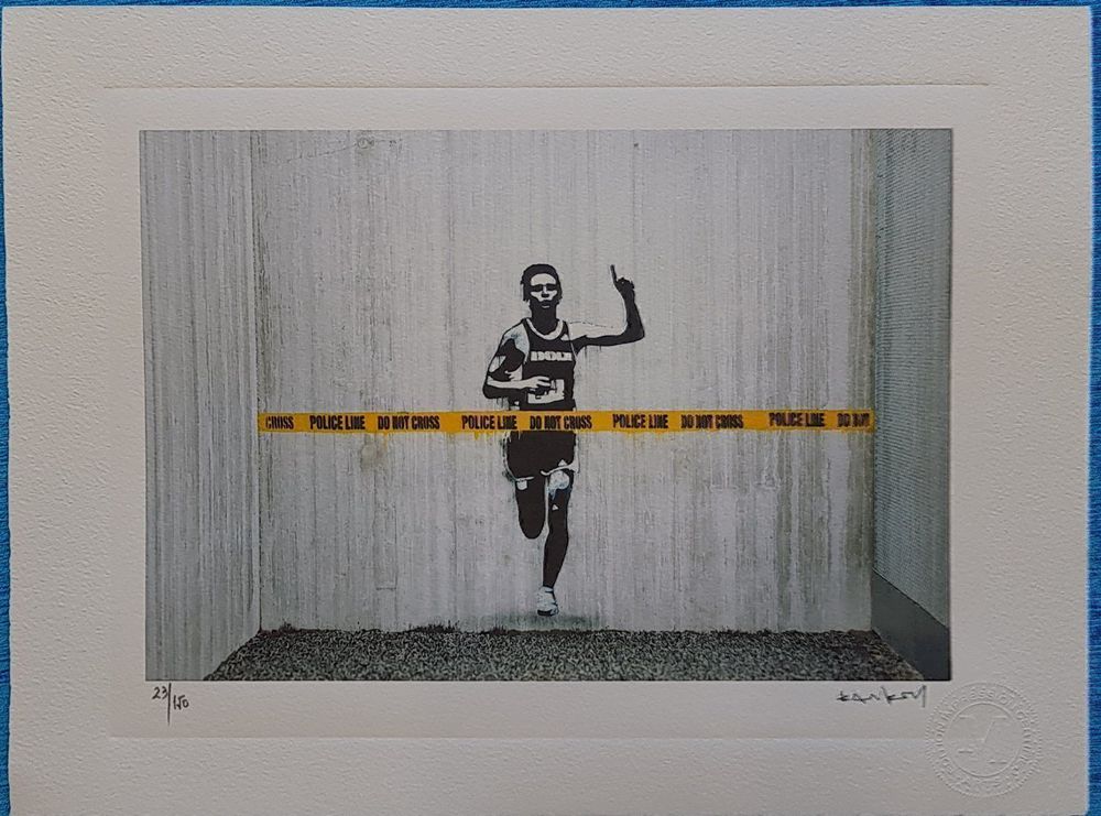 Banksy "Police Line". | Kaufen auf Ricardo