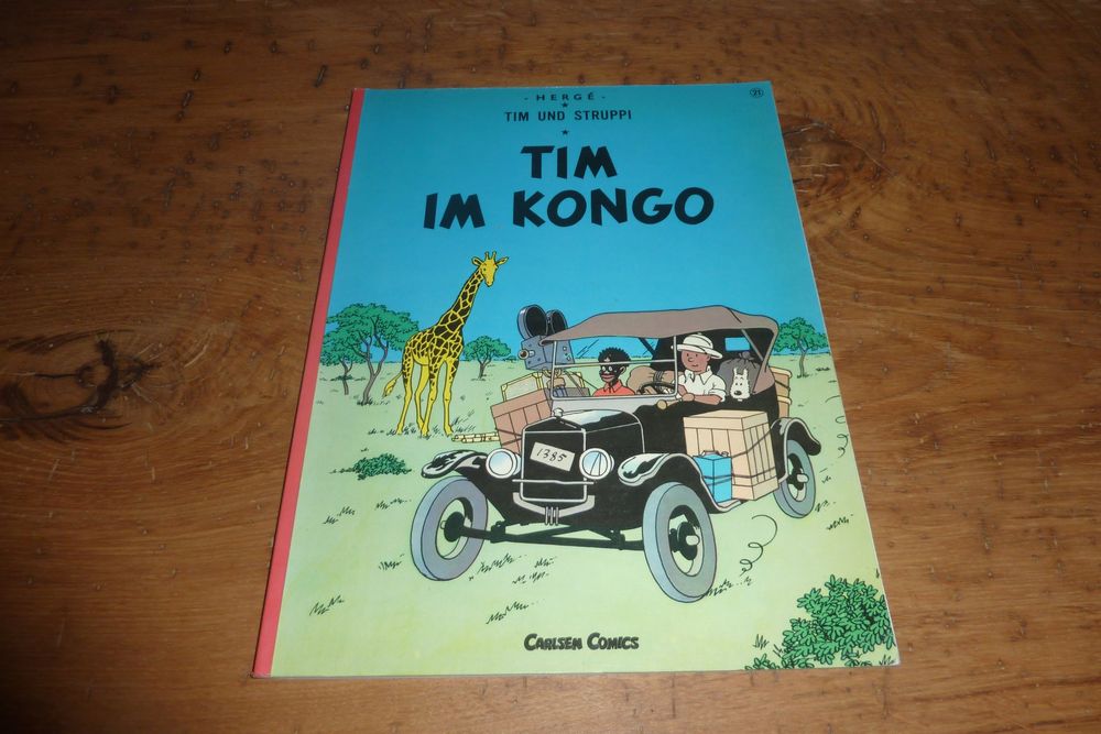 Tim und Struppi, Tim im Kongo, Hergé, Carlsen Comics (Gebraucht) in ...
