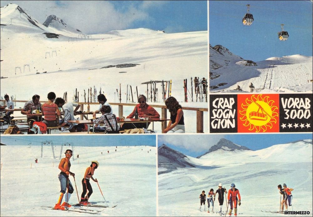 Laax GR // 1980 Skilift Gondelbahn Crap Sommerski (Gebraucht) in Basel für CHF 12 – mit ...