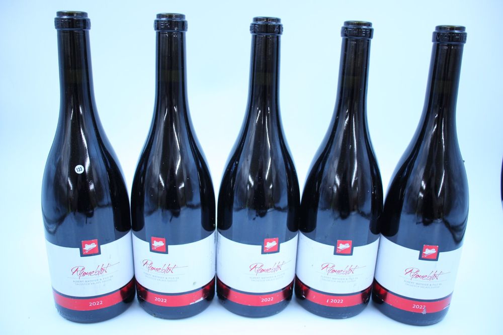 5x RHONEBLUT Pinot Noir Du Valais Rotwein (25050202Z) (Neu (gemäss ...