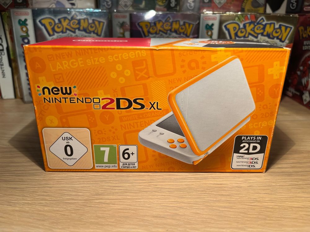 Nintendo New 2DS XL *Top Zustand* Orange Weiss OVP | Kaufen auf Ricardo