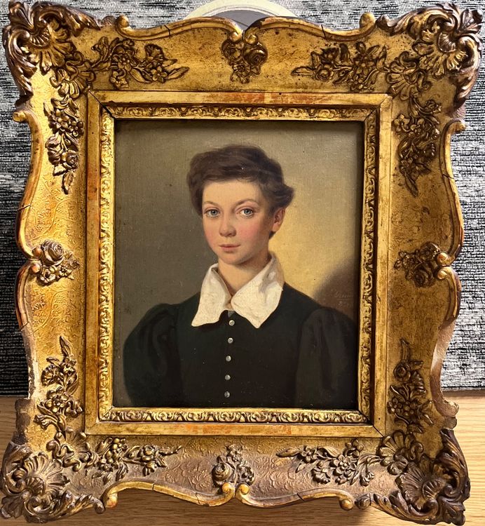 Antike Porträt Gemälde von eine Dame | Kaufen auf Ricardo