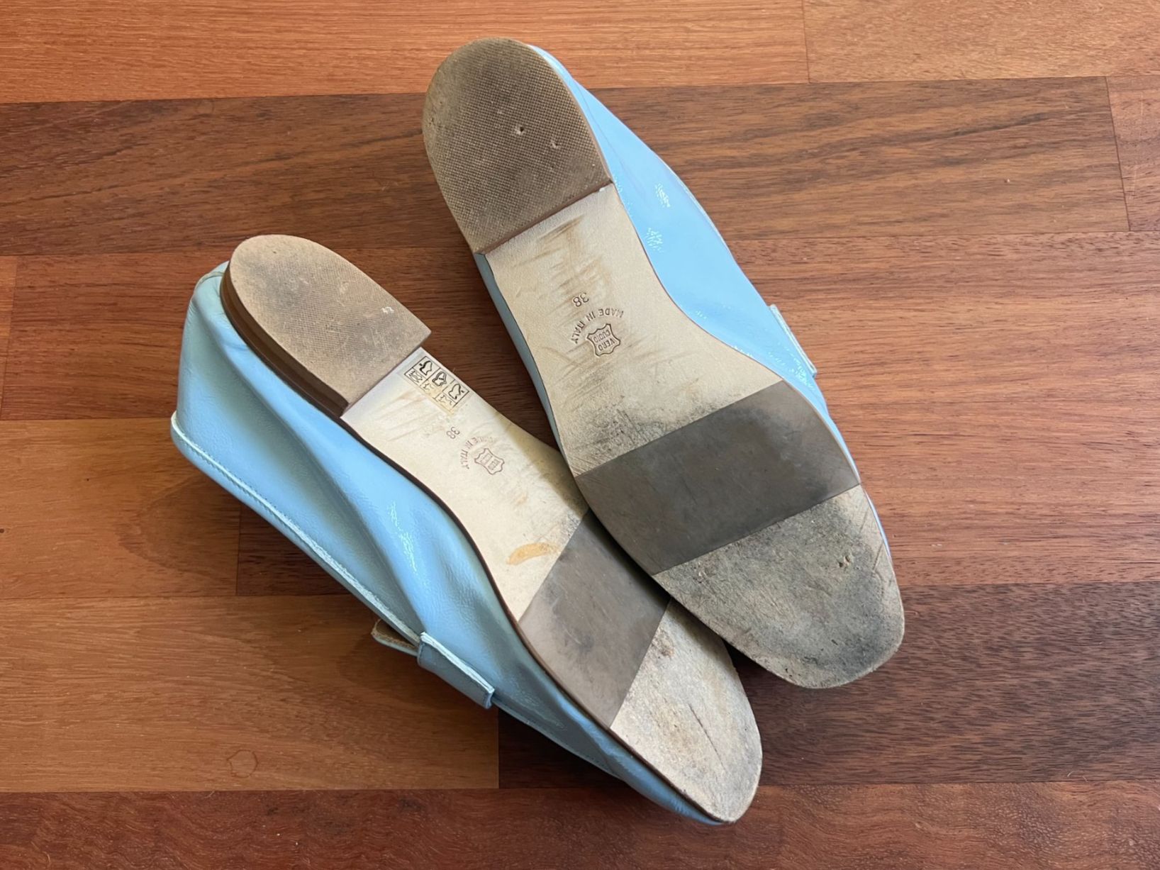 Stylische Ana Blum Loafers, hellblau, Gr. 38, Top Zustand! (Gebraucht ...