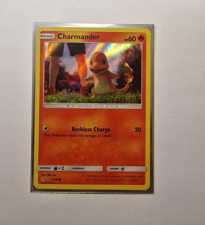 Charmander 4/18 SM Detektiv Pikachu HOLO Pokemon Card (Gebraucht) in ...