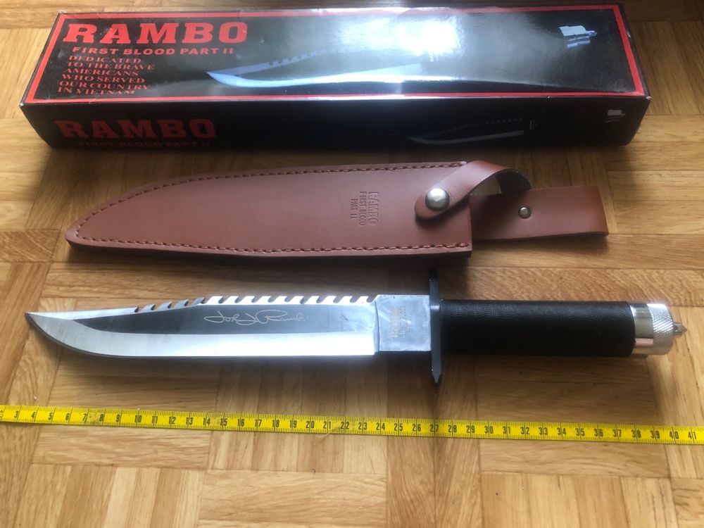 RAMBO II MESSER ÜBERLEBENS MESSER (Neu und originalverpackt) in für CHF 54.9 – mit Lieferung auf ...