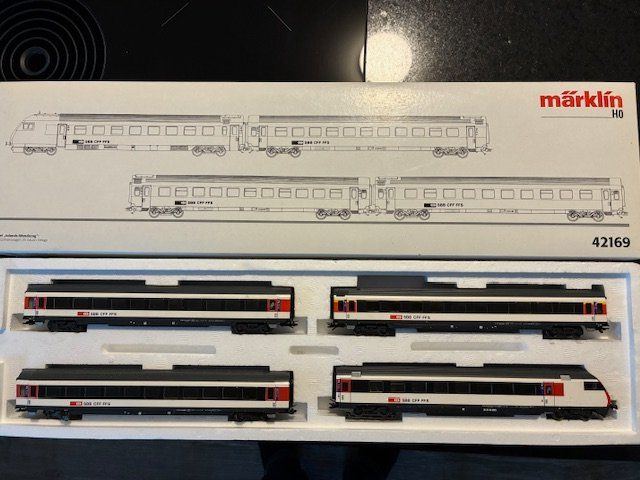 Märklin H0 42169 SBB IC Wagen-Set, Top Zustand! (Gebraucht) in Leuzigen ...