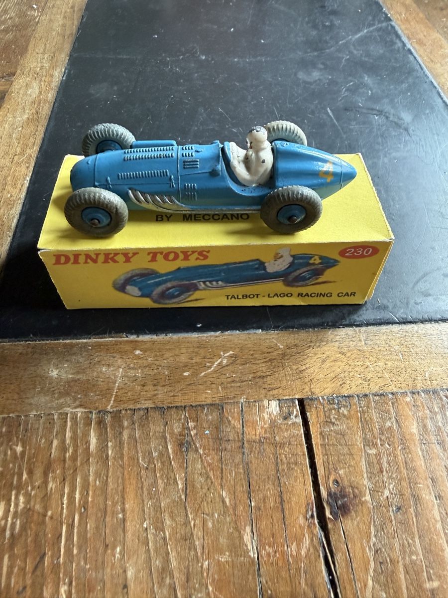 Vintage Dinky Toys Talbot-Lago Racing Car No. 230 Blue 51 (Gebraucht ...