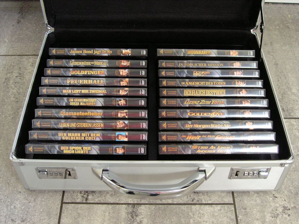 James Bond 007 Ultimate Monster Case Collection (40 DVDs) (Neu (gemäss ...
