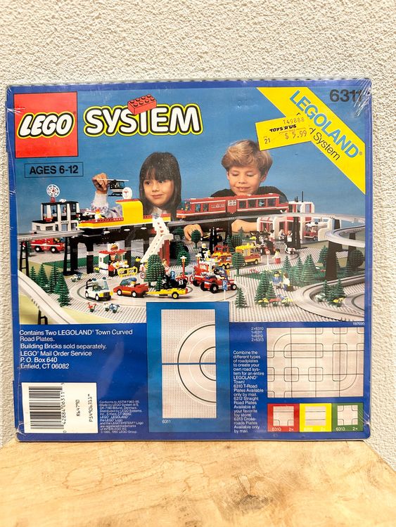 Lego Gebogene Straßenplatten 6311 1992 Versiegelt Neu land (Neu und ...