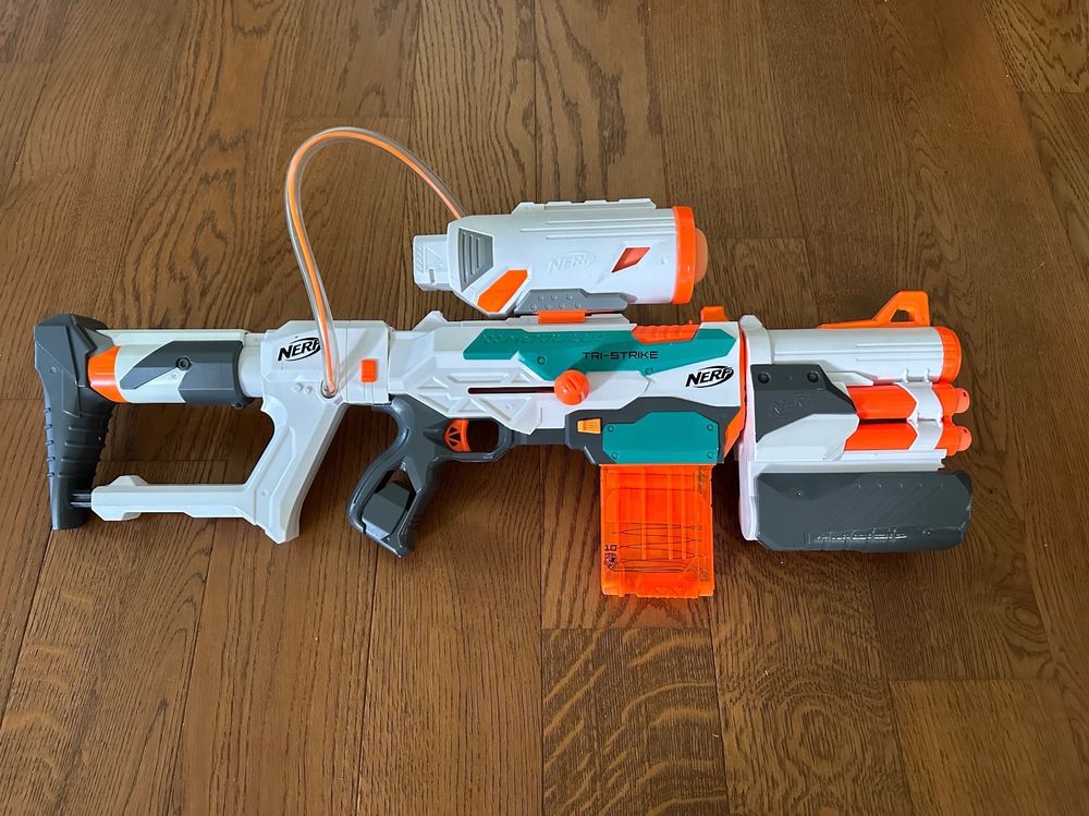 NERF Modulus Tri-Strike Blaster | Acheter sur Ricardo
