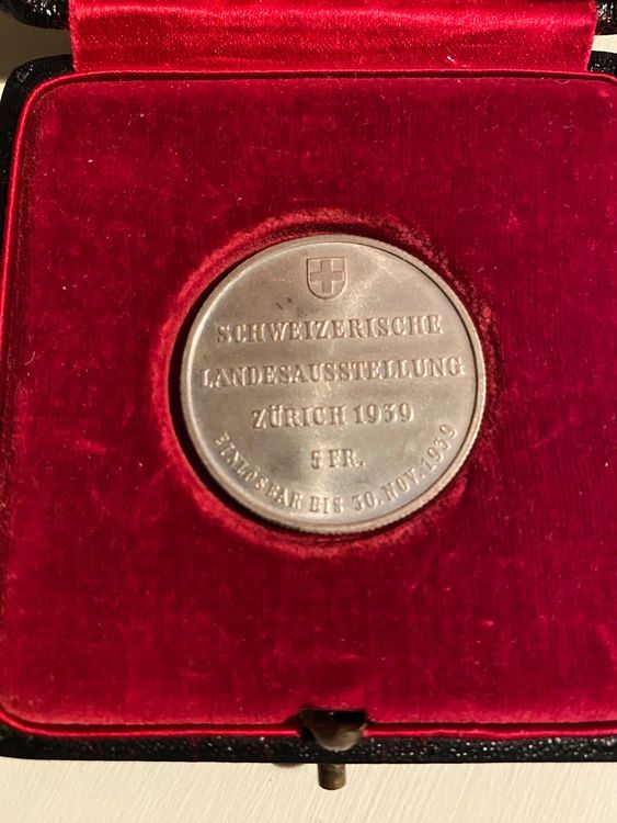 5 Franken 1939 Landesausstellung Silber (Gebraucht) in Basel für CHF 20 – mit Lieferung auf ...