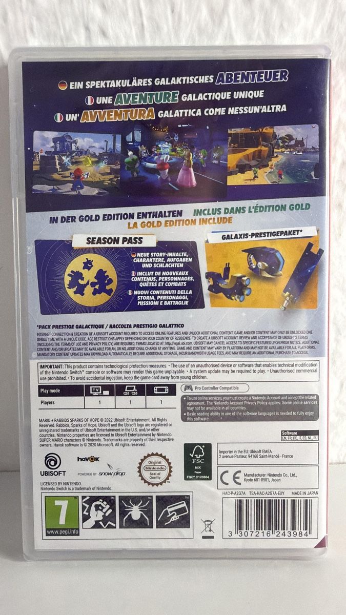 Mario + Rabbids Sparks of Hope Gold Edition, Switch! NEW!!! (Neu und ...