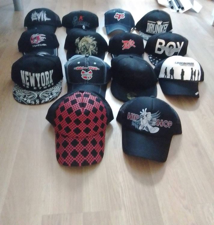 Snapback Cap Hut New York,Wu-Tang,D12,No Fear,Linkin Park | Kaufen auf ...