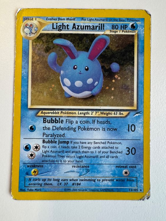 Light Azumarill (Neo Destiny) - Holo Rare - ENG (Gebraucht) in Gossau ...