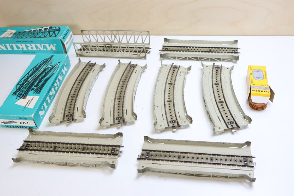 Märklin grosses Brücken Set H0 Metall - 7167 / 7162 / 7250 (Gebraucht ...
