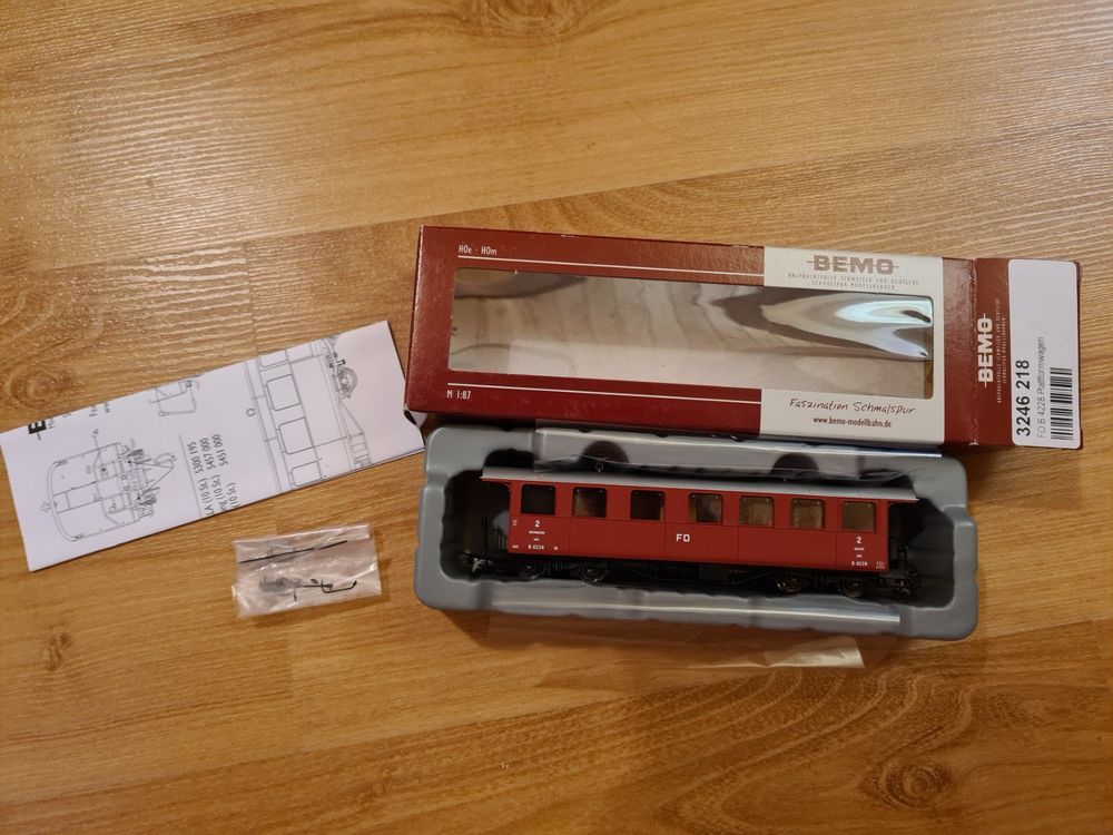 Bemo 3246 218 FO B 4228 Plattformwagen (Neu und originalverpackt) in Illhart für CHF 81 – mit ...