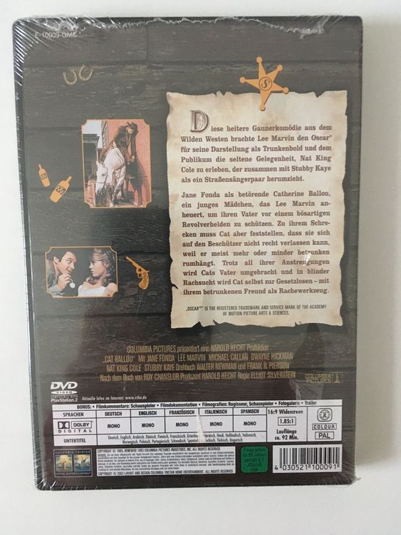 Cat Ballou (DVD) Jane Fonda, Lee Marvin - neu und ovp (Neu und ...