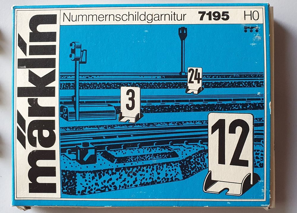 Märklin 7195 Nummernschildgarnitur (Gebraucht) in Ernetschwil für CHF 7 ...