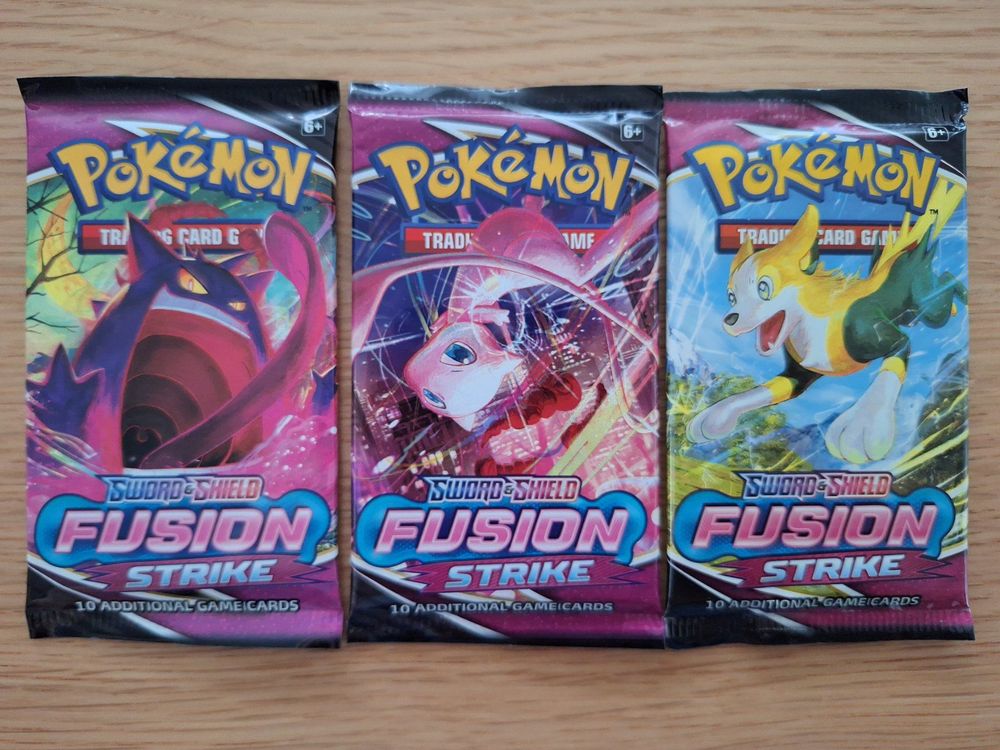 Pokemon Fusion Strike Booster Packs EN 3x | Kaufen auf Ricardo