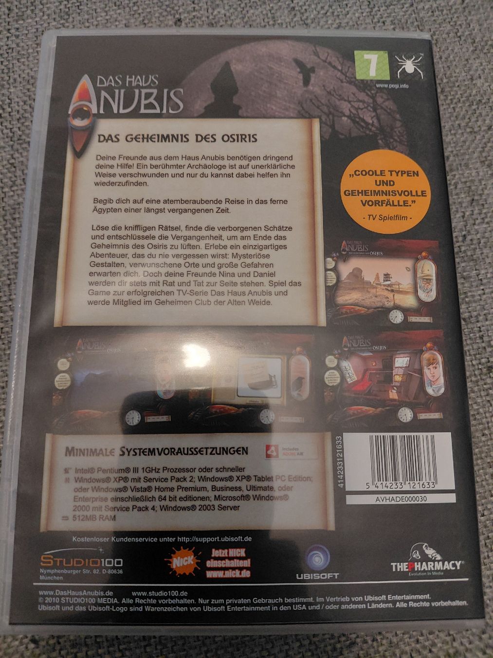 Haus Anubis - Das Geheimnis des Osiris PC Spiel CD-ROM (Gebraucht) in ...