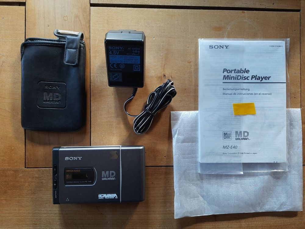Sony Mini Disc Player MZ-E 40 Mega Bass (Gebraucht) in Latsch für CHF ...