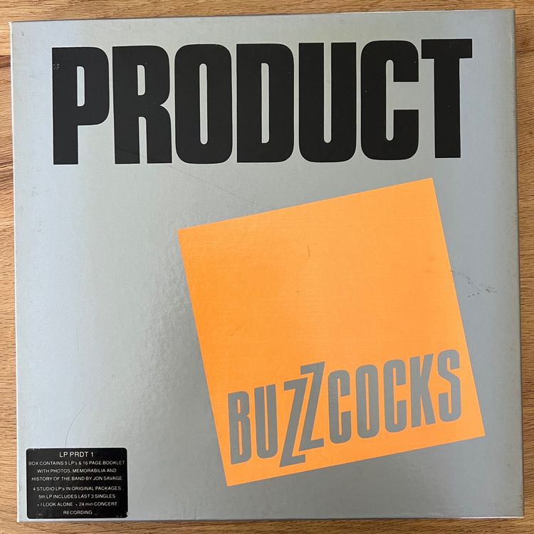 Buzzcocks - Product / 5 LP Box - 1. UK-Press. 1989 - TOP | Kaufen auf ...