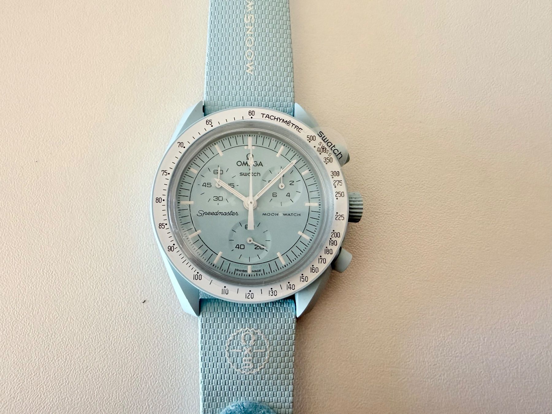 SWATCH x OMEGA Mission to Uranus +modern strap&Apollo11 coin (Neu ...