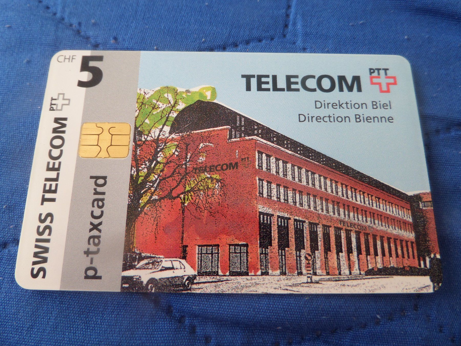 Swiss Telecom P-Taxcard Fr. 5.-, Sujet Direktion Biel. (Neu (gemäss ...