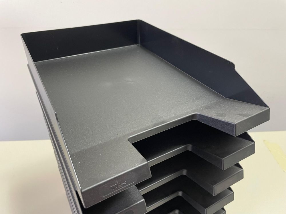 Praktisches Briefablagesystem schwarz (8 Stück) A4 bis C4 (Gebraucht) in für CHF 3 – mit ...