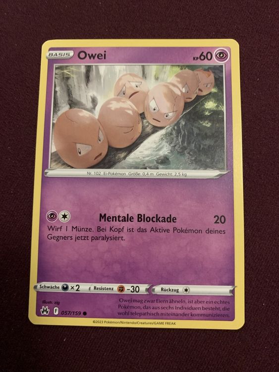 Owei Pokémon Karte (Gebraucht) in Endingen für CHF 1 – mit Lieferung ...