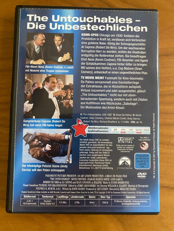 TV Movie Edition – The Untouchables (2006) (Gebraucht) in Schaffhausen für CHF 1 – mit Lieferung ...
