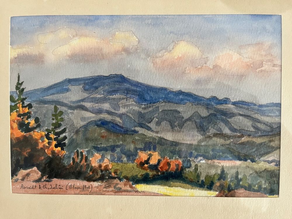 Bruno Hesse: Aquarell | Kaufen auf Ricardo