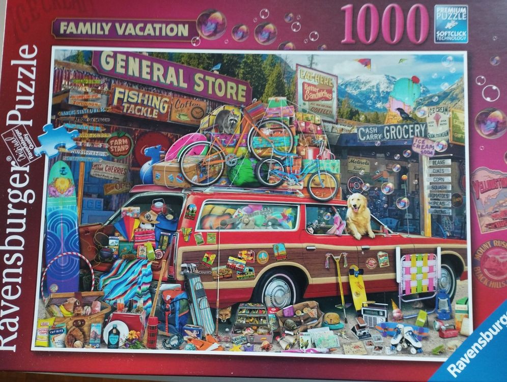 1000, Ravensburger, Familienferien, Family Vacation (Gebraucht) in ...