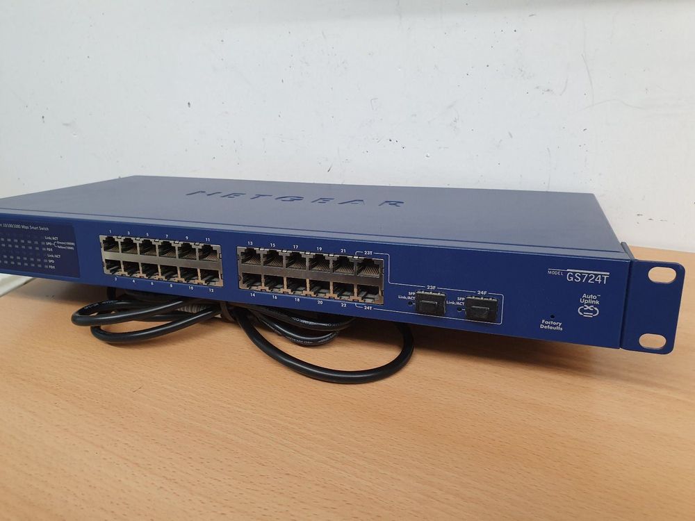 NETGEAR GS724TV4 24-Port Gigabit Switch (Gebraucht) in Sitterdorf für ...