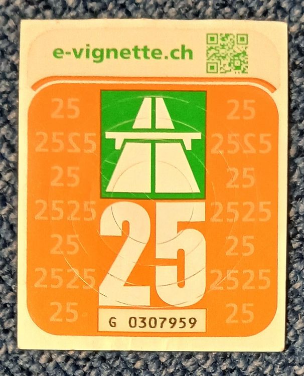 Autobahnvignette Schweiz 2025 (Neu und originalverpackt) in Stierva für ...