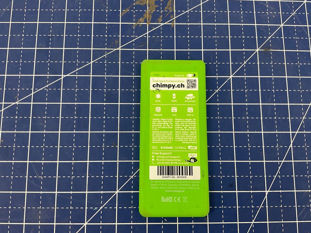 Chimpy powerbank funktioniert ohne Probleme | Kaufen auf Ricardo