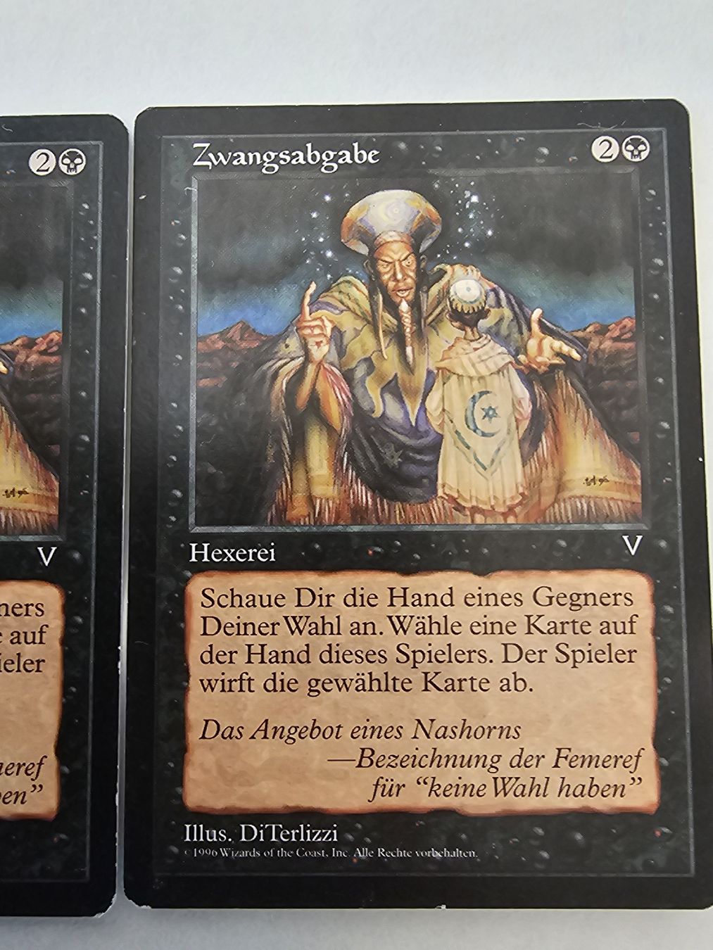 Magic the Gathering - 2 x Zwangsabgabe - (Gebraucht) in Wisen SO für ...