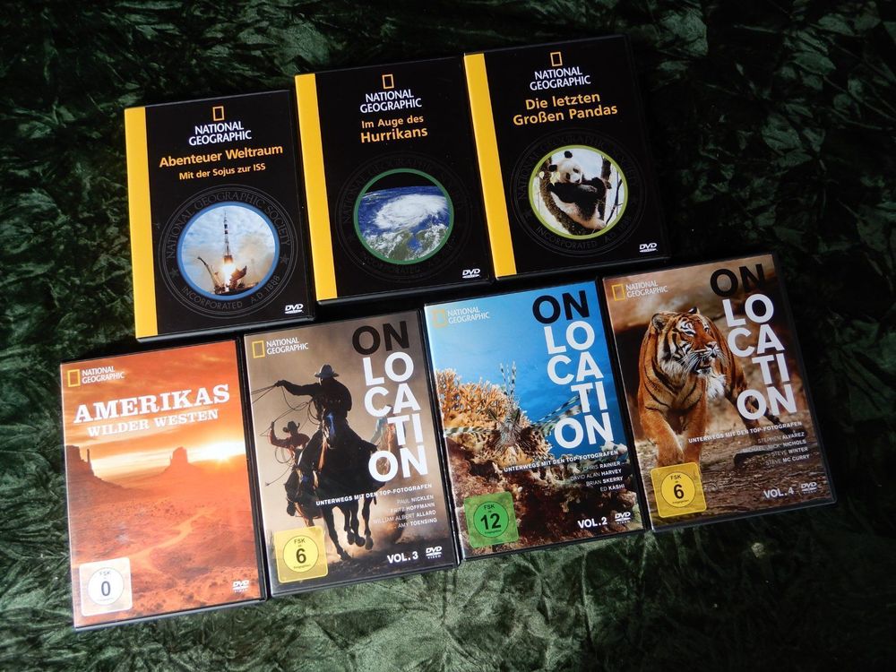 7 STK NATIONAL GEOGRAPHIC DVDS | Kaufen auf Ricardo