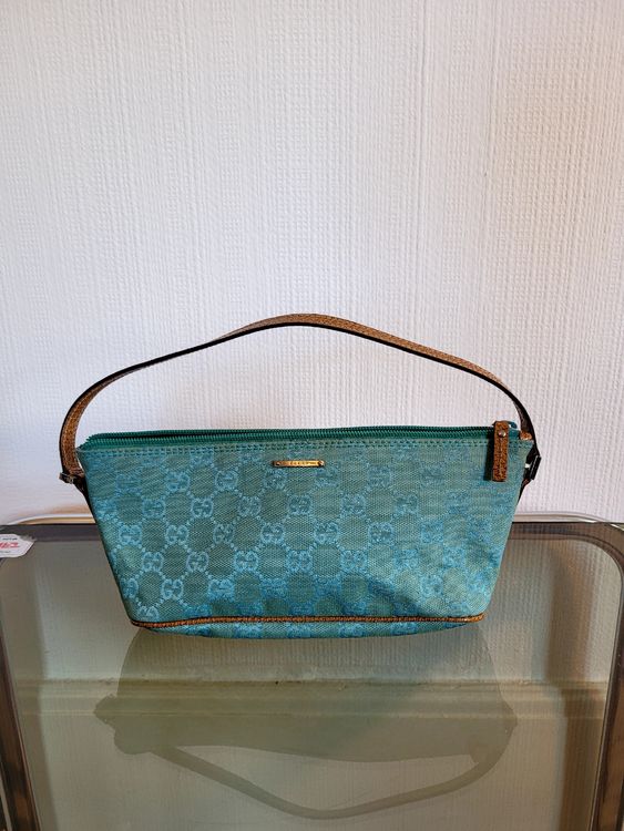 GUCCI, sac baguette en toile bleu (D'occasion) à Lausanne pour CHF 230 ...