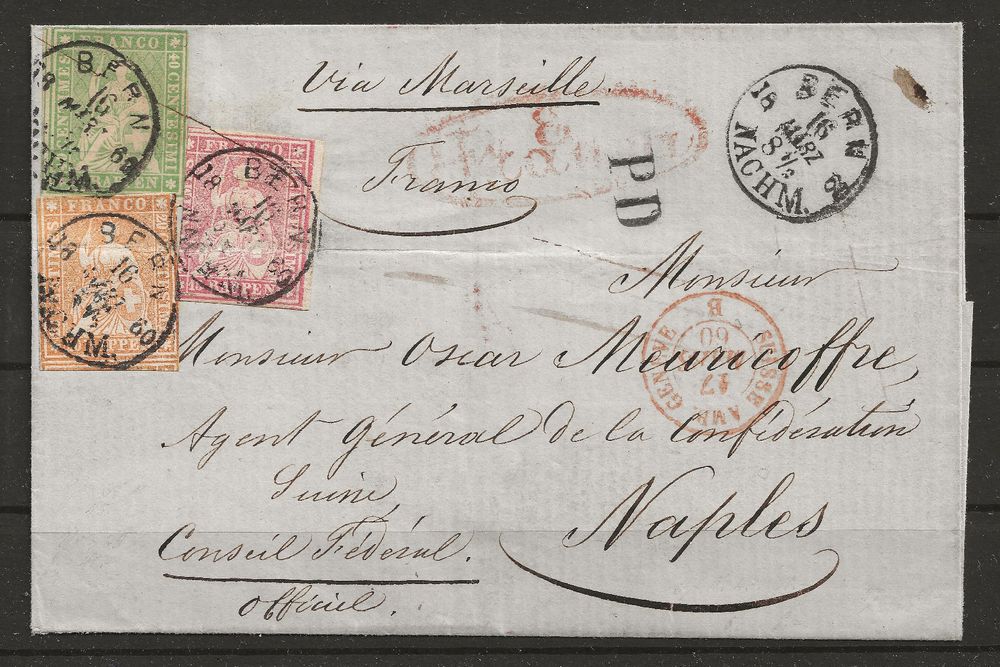 3Farben Strubel Bundesratsbeleg / Befund (Gebraucht) in Zürich für CHF 446 – mit Lieferung auf ...